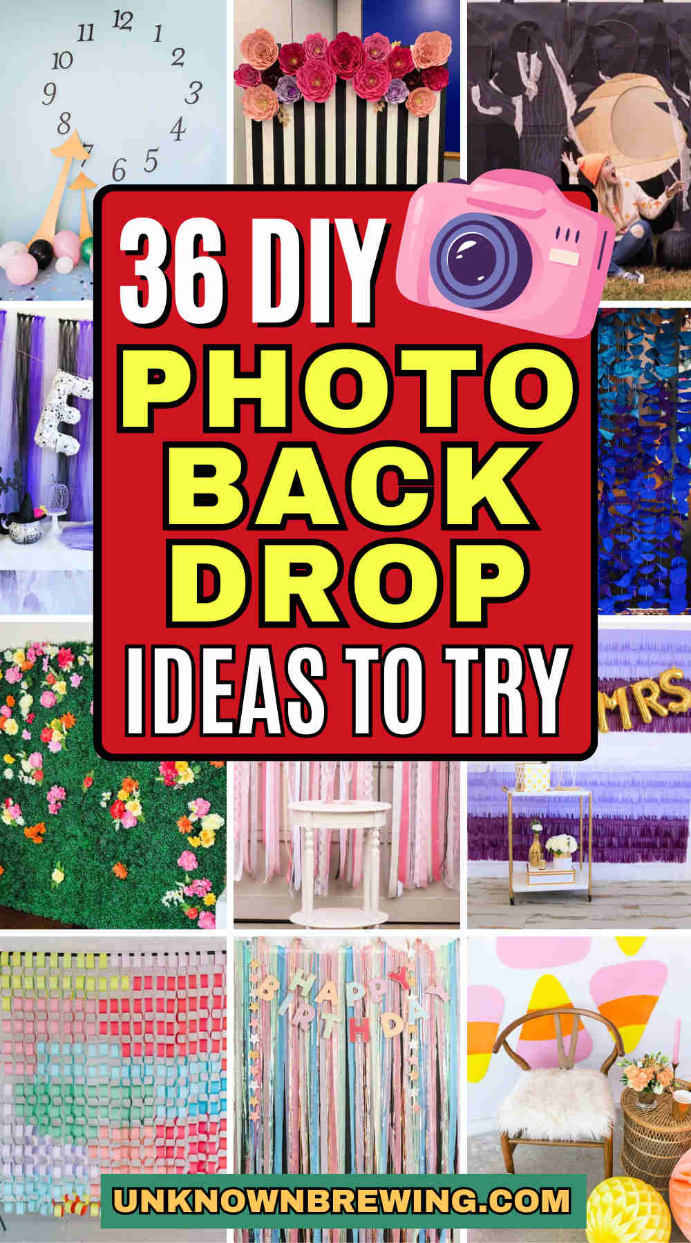 36 Creative DIY Photo Backdrop Ideas for Stunning Photography