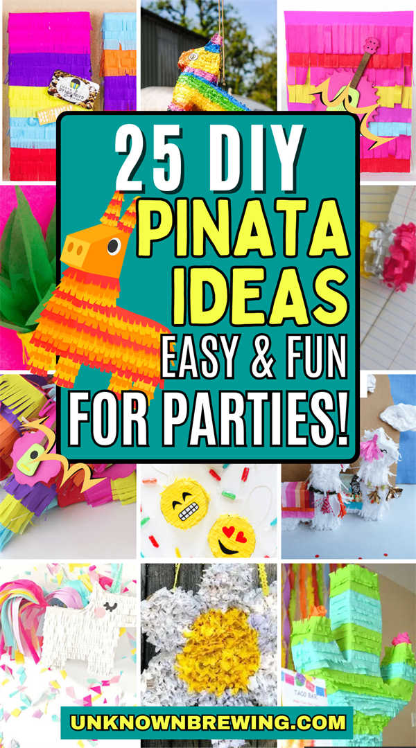 25 DIY Piñata Ideas for Vibrant Celebrations
