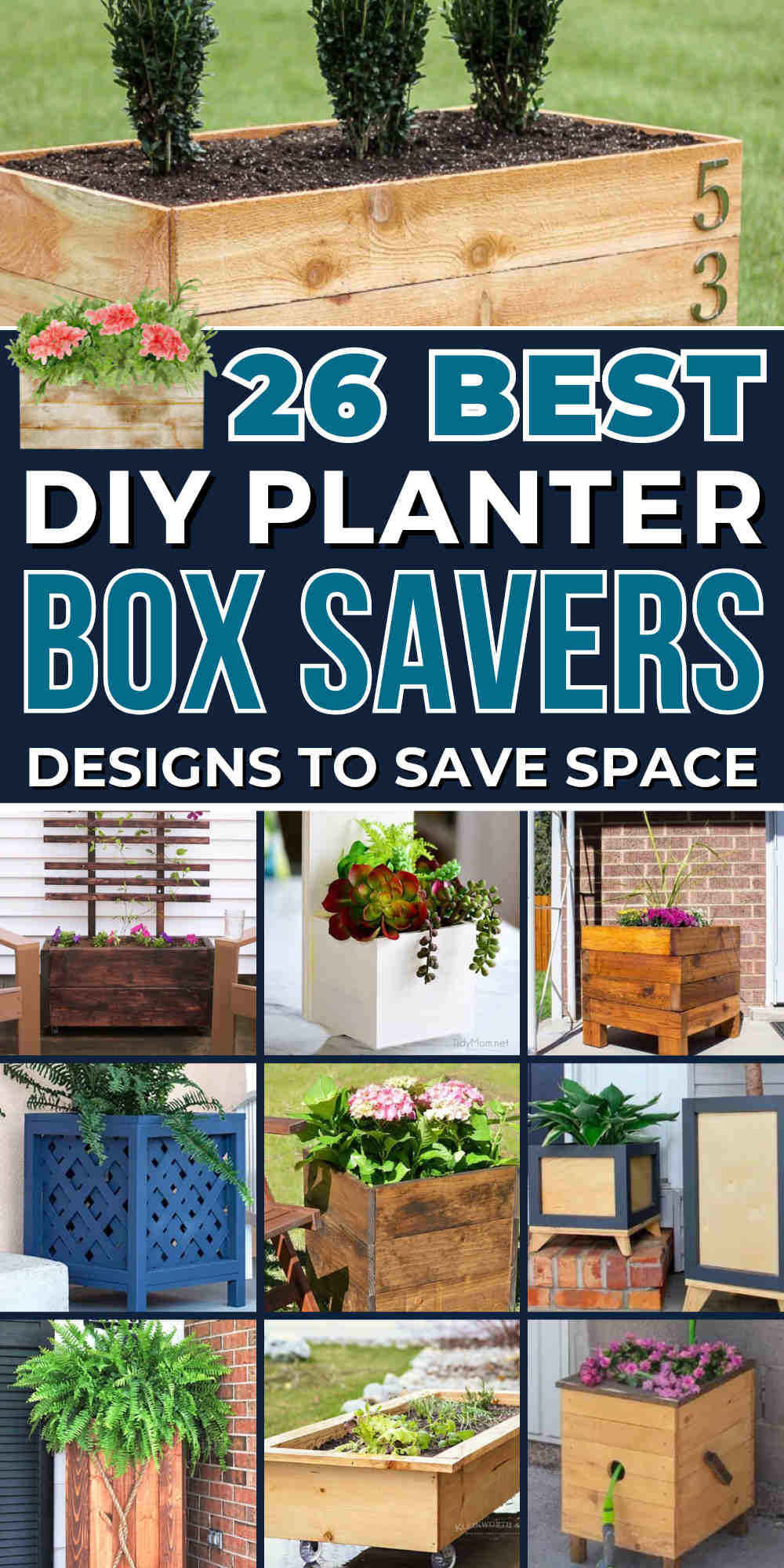 26 Creative DIY Planter Box Ideas for a Stunning Garden