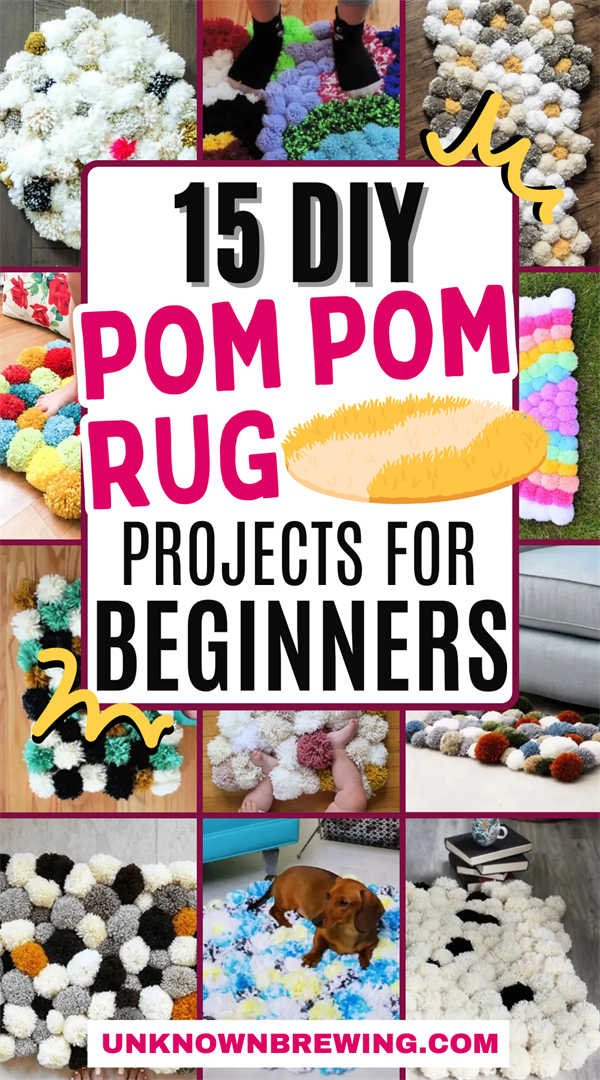 15 Fun DIY Pom Pom Rug Designs for Playful Spaces