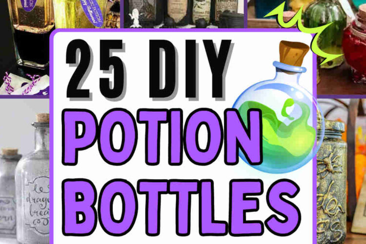 25 Enchanting DIY Potion Bottle Ideas for Magical Decor