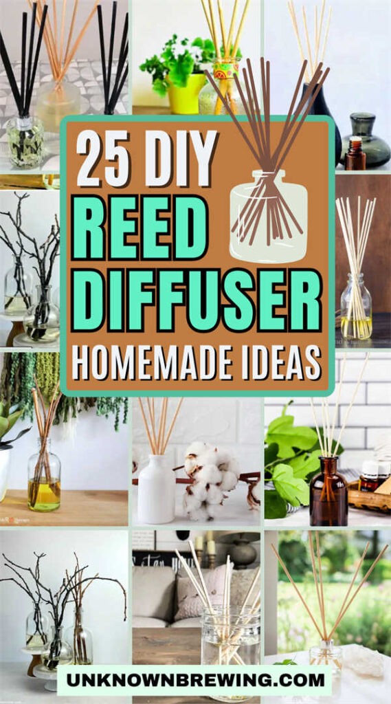 25 Homemade DIY Reed Diffuser Designs for Fresh Scents