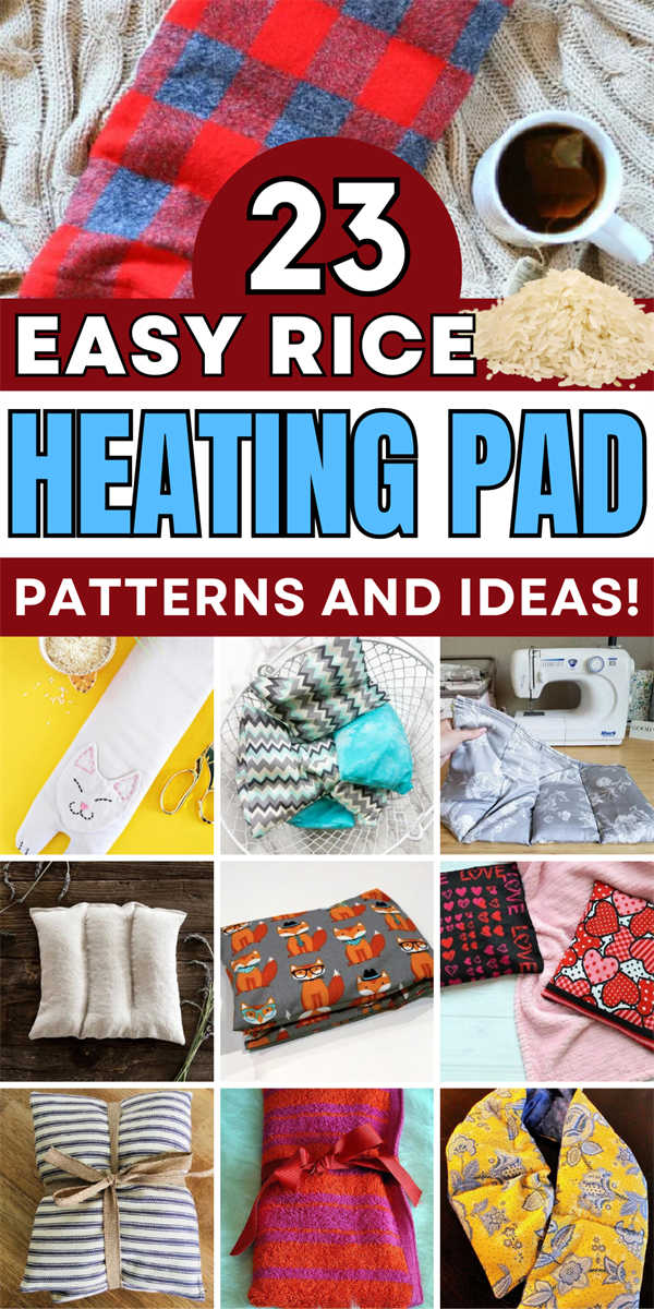 23 DIY Rice Heating Pad Ideas for Comfort and Relief