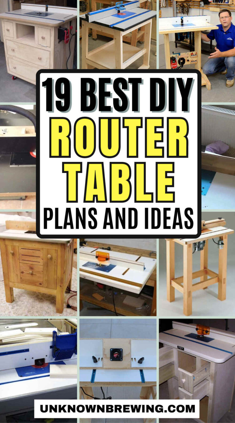 19 Innovative DIY Router Table Plans for Woodworking