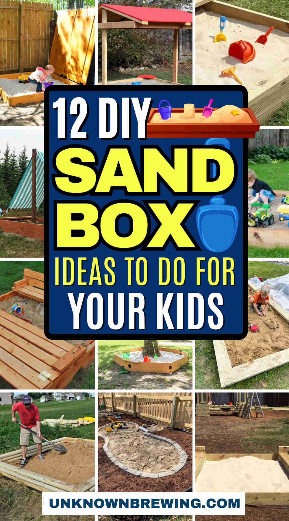 12 Fun DIY Sandbox Plans for Engaging Outdoor Activities