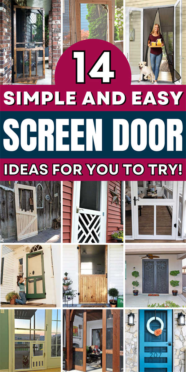 14 DIY Screen Door Ideas for Fresh Air