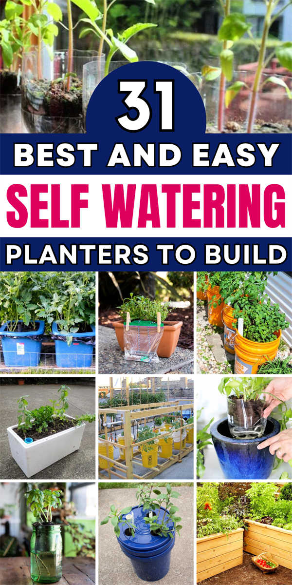 22 DIY Self Watering Planter Ideas: A Guide to Easy and Efficient Plant Care