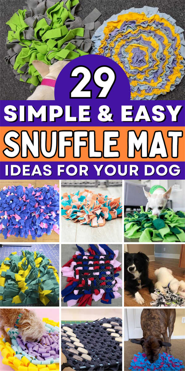 29 Best DIY Snuffle Mat Ideas for Engaging Pets