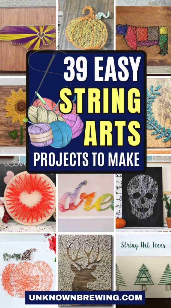 39 Fun DIY String Art Ideas for Craft Enthusiasts