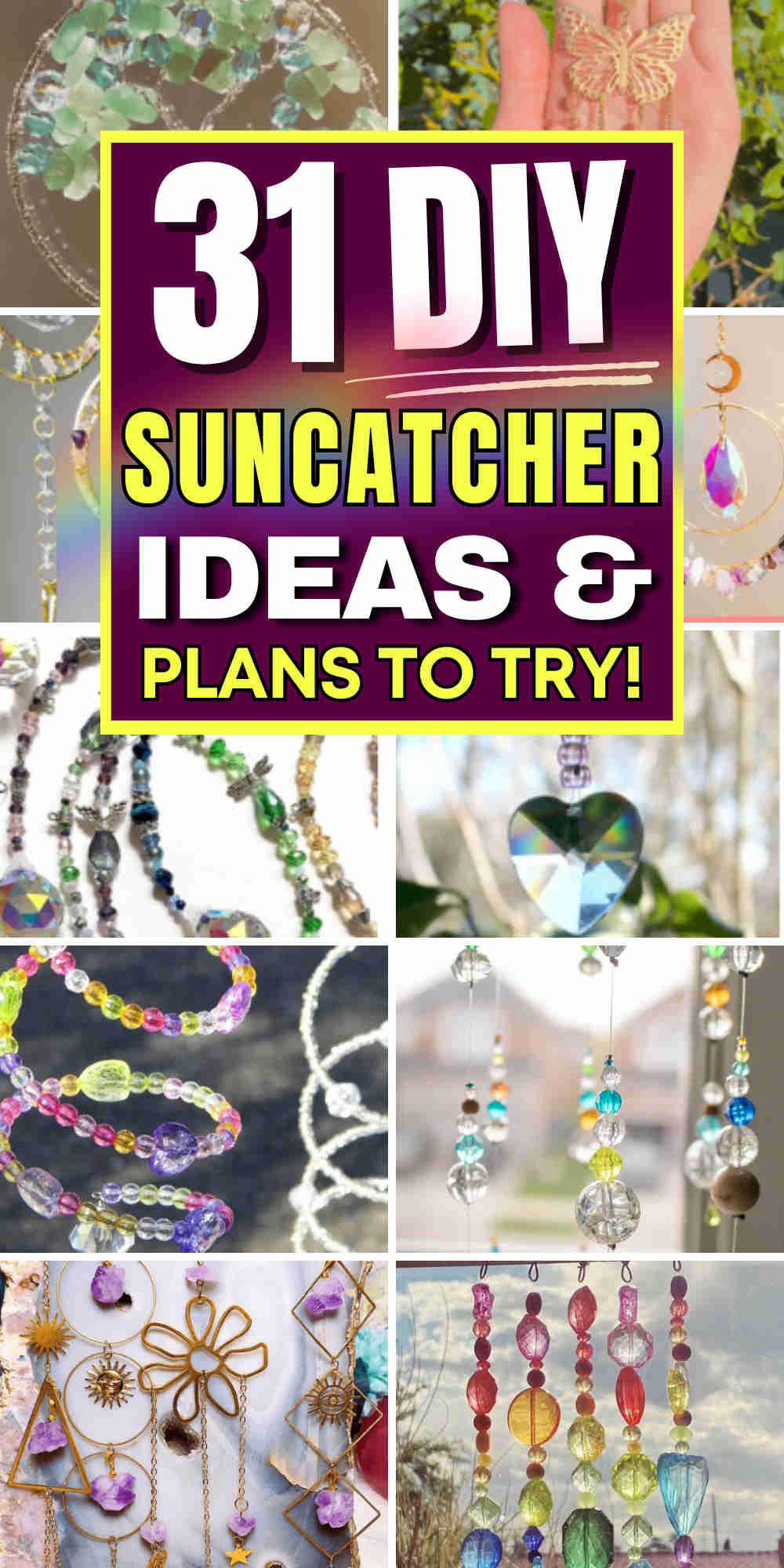 31 Creative DIY Suncatcher Projects & Inspirations