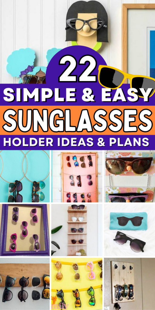 22 Creative DIY Sunglasses Holder Ideas for Organized Spaces