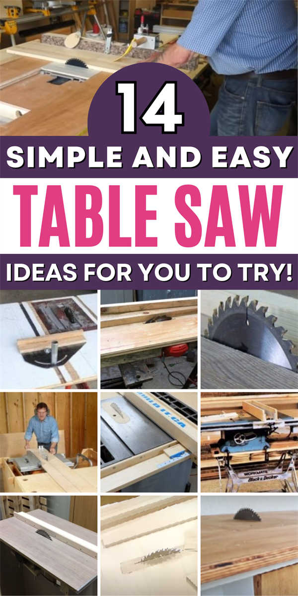 14 Innovative DIY Table Saw Plans for Woodworking