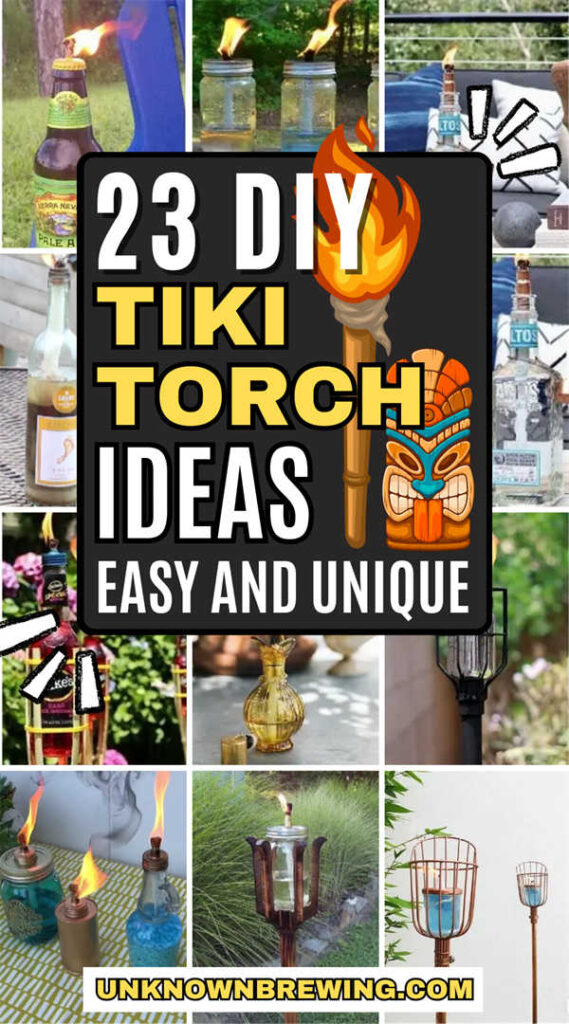 23 DIY Tiki Torch Ideas for Outdoor Gatherings