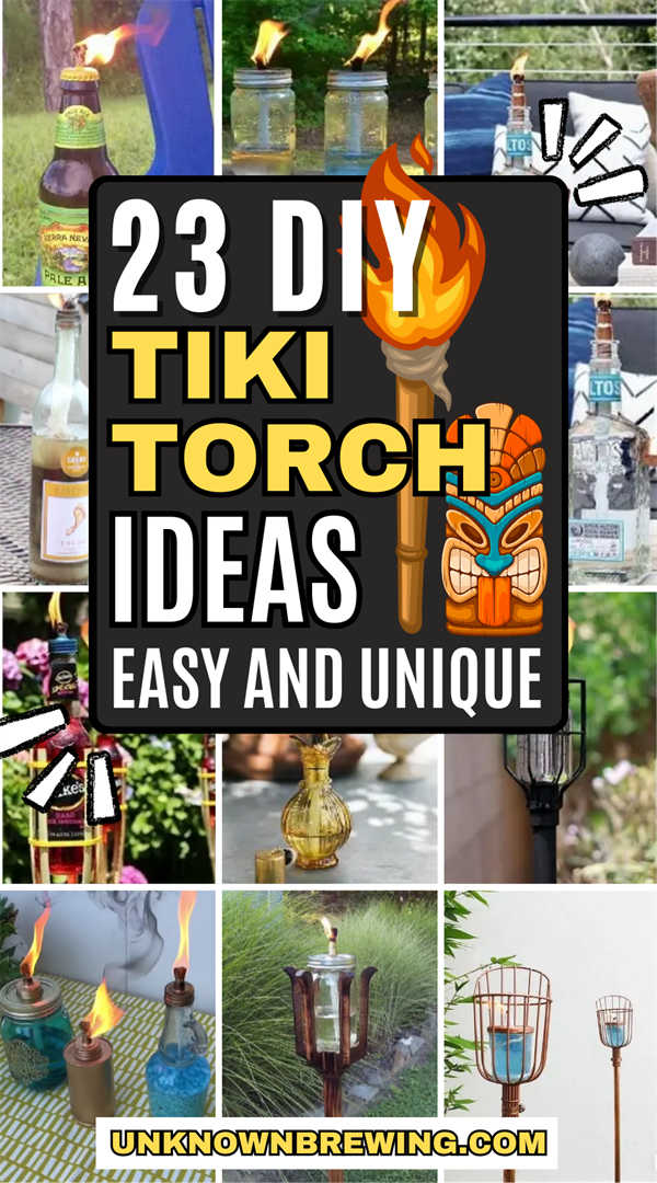 23 DIY Tiki Torch Ideas for Outdoor Gatherings