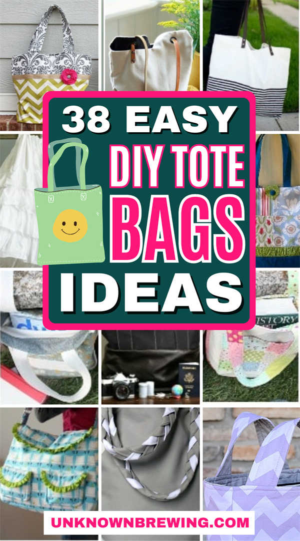 38 Creative DIY Tote Bag Ideas for Stylish Carrying