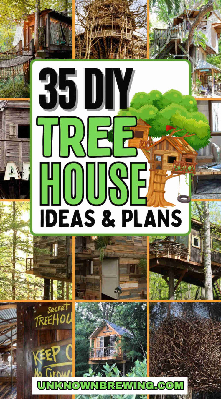 35 DIY Treehouse Designs for Fun Outdoor Living