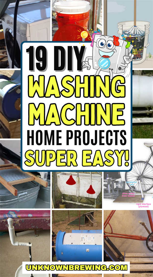 19 DIY Washing Machine Ideas for Smart Laundry
