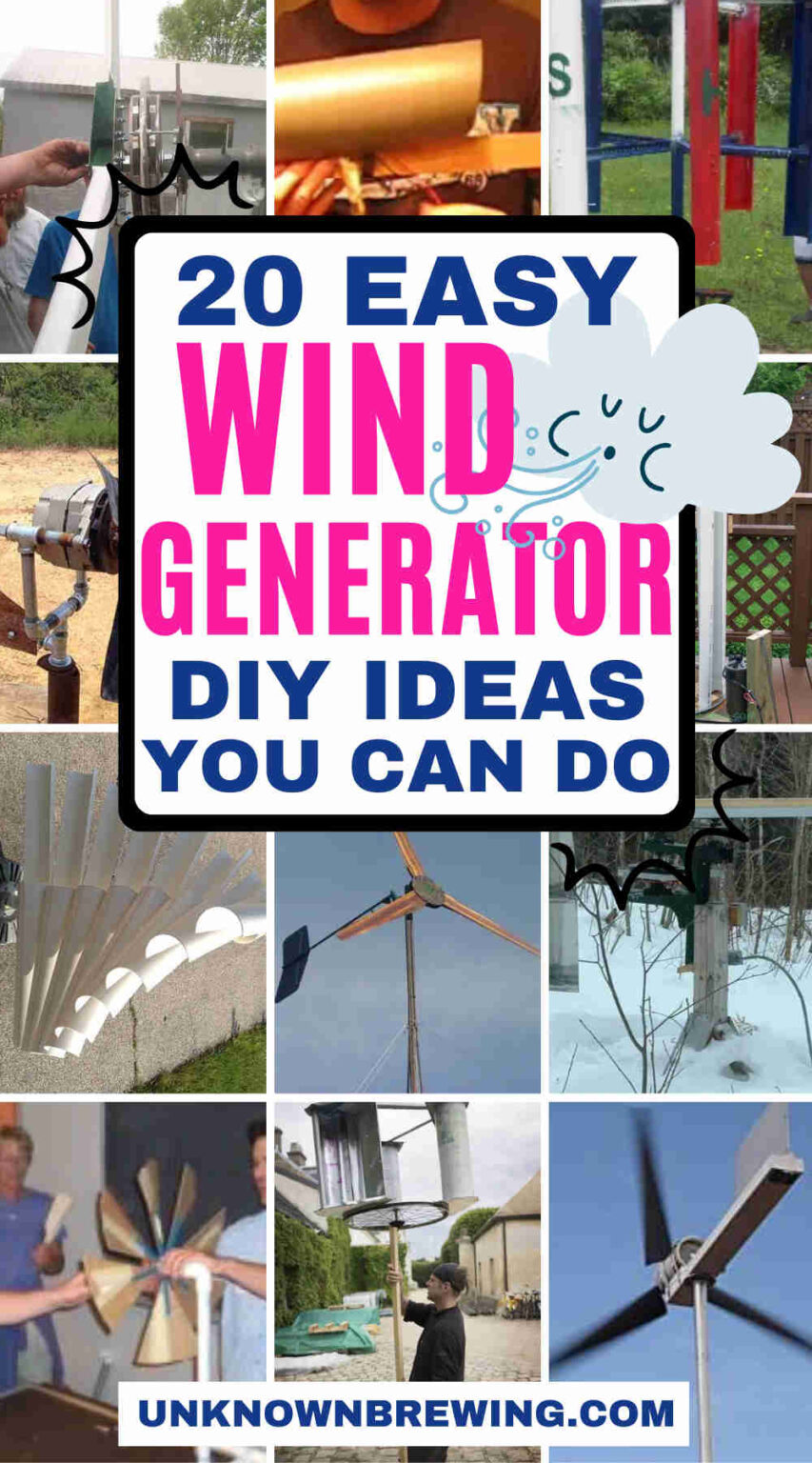 24 Creative DIY Wind Power Generator Ideas