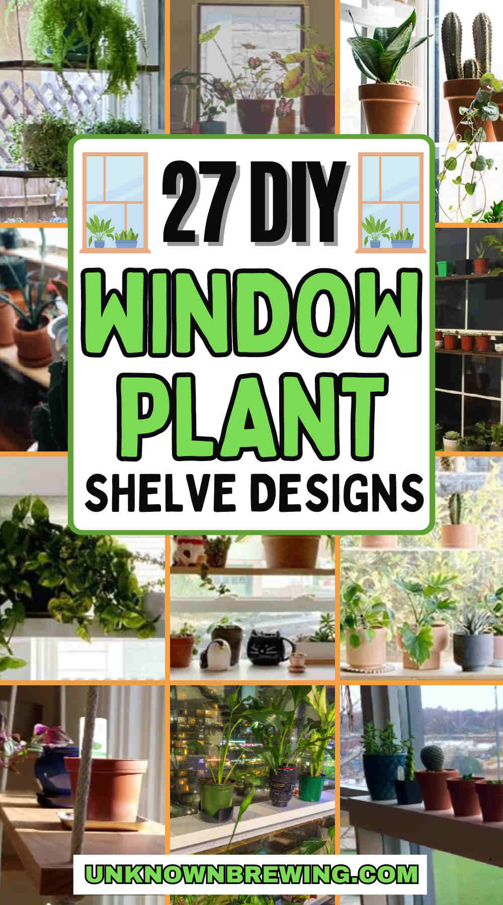 27 Charming DIY Window Plant Shelf Ideas for Green Spaces