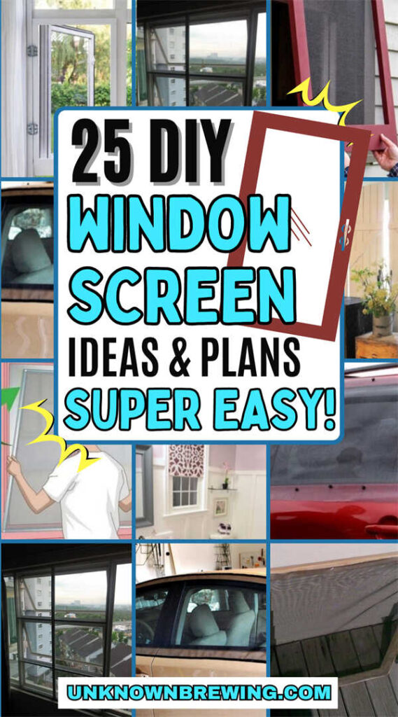 25 Stylish DIY Window Screen Designs for Your Home