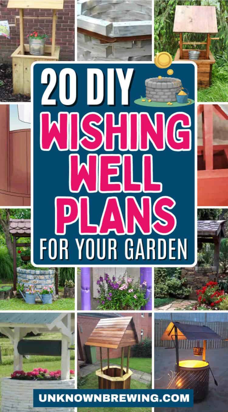 20 DIY Wishing Well Plans to Add Whimsy to Your Landscape