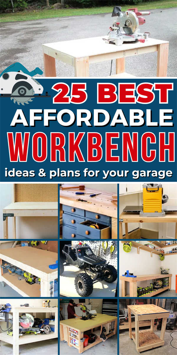 25 Creative DIY Workbench Plans for Every Workshop