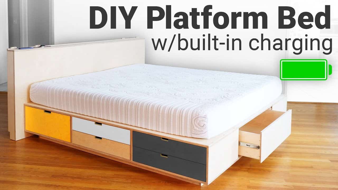27 Creative DIY Platform Bed Designs to Maximize Space