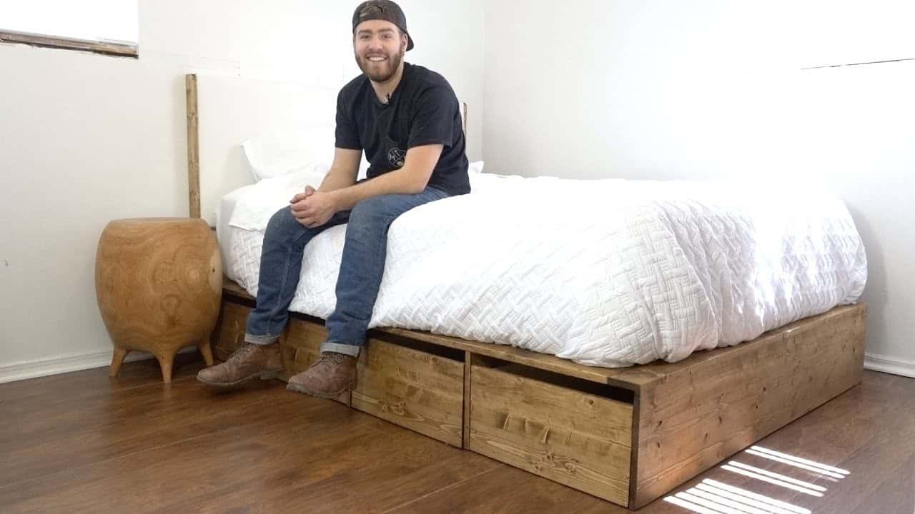 27 Creative DIY Platform Bed Designs to Maximize Space