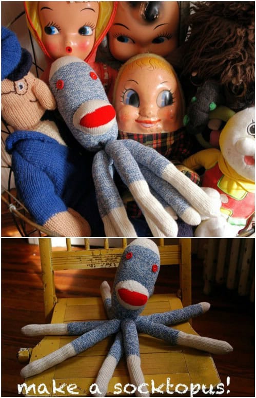 25 Hopelessly Adorable Diy Sock Toys [Quick And Easy Projects]