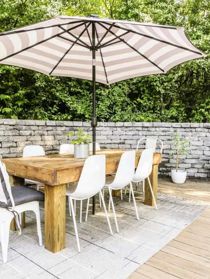 25 Creative DIY Outdoor Table Designs to Enhance Your Garden