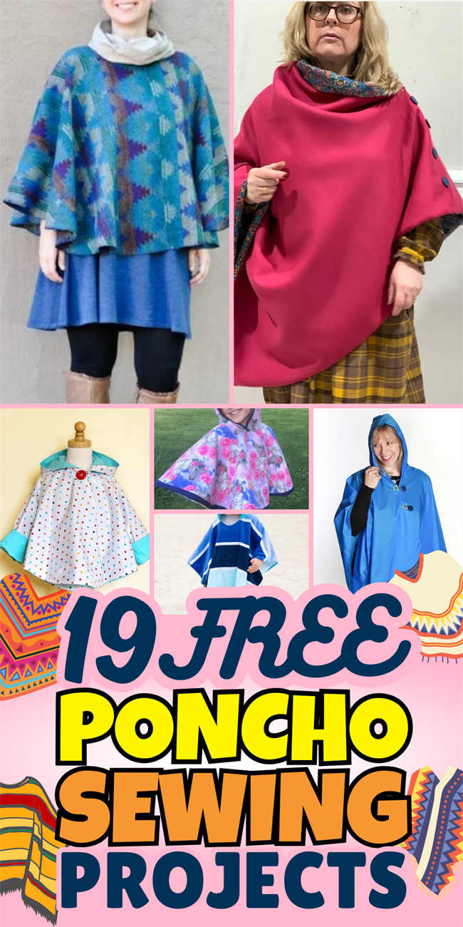 19 Trendy Poncho Sewing Patterns for Stylish Layering