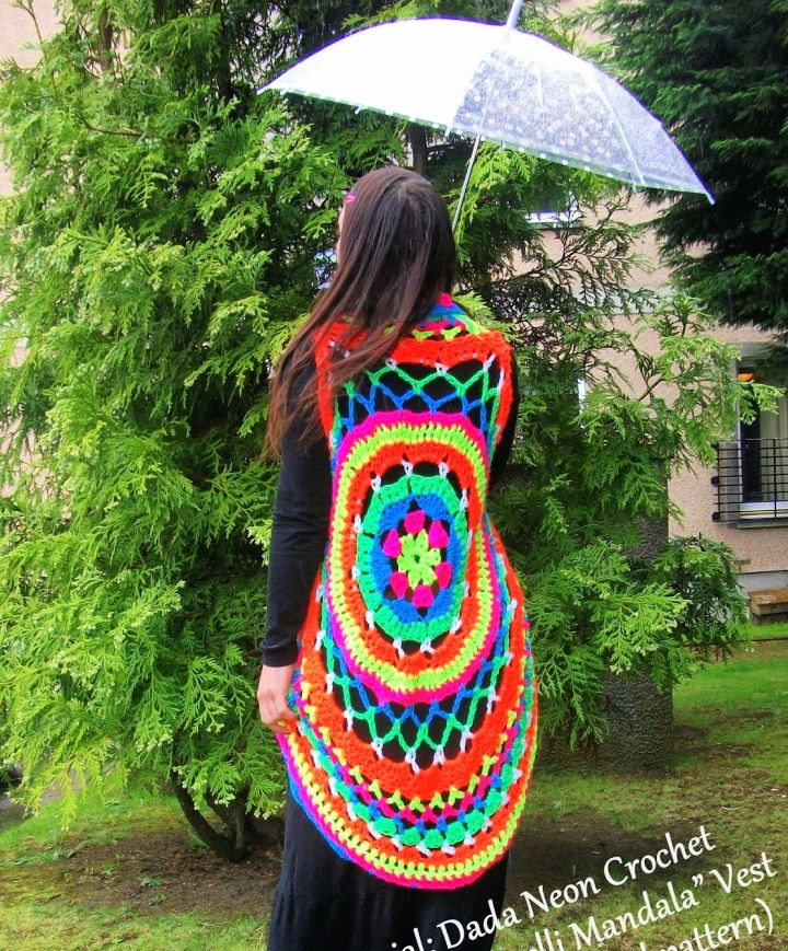 15 Crochet Mandala Vest Patterns for Unique Fashion