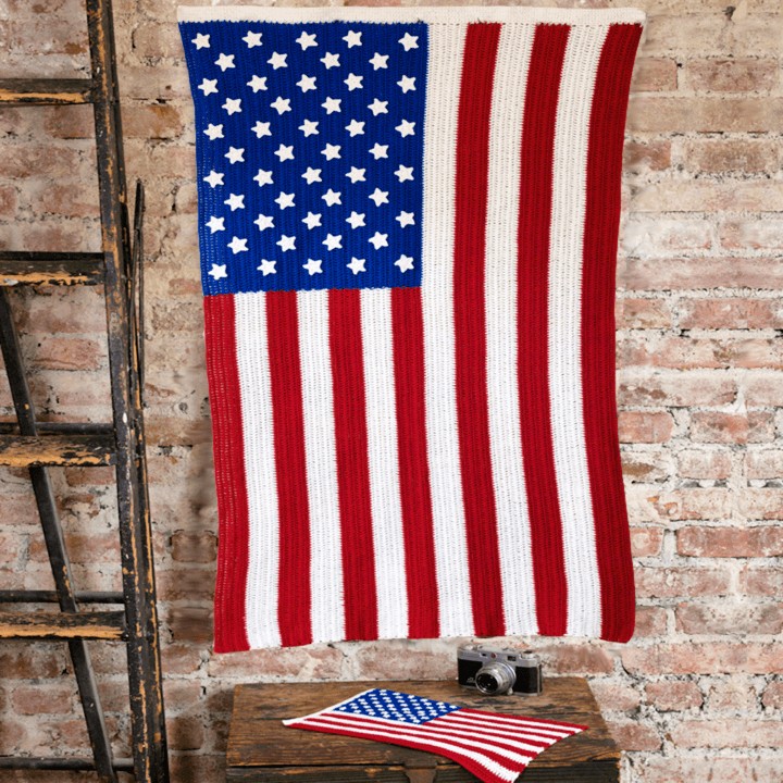 15 American Flag Crochet Patterns for All Occasions
