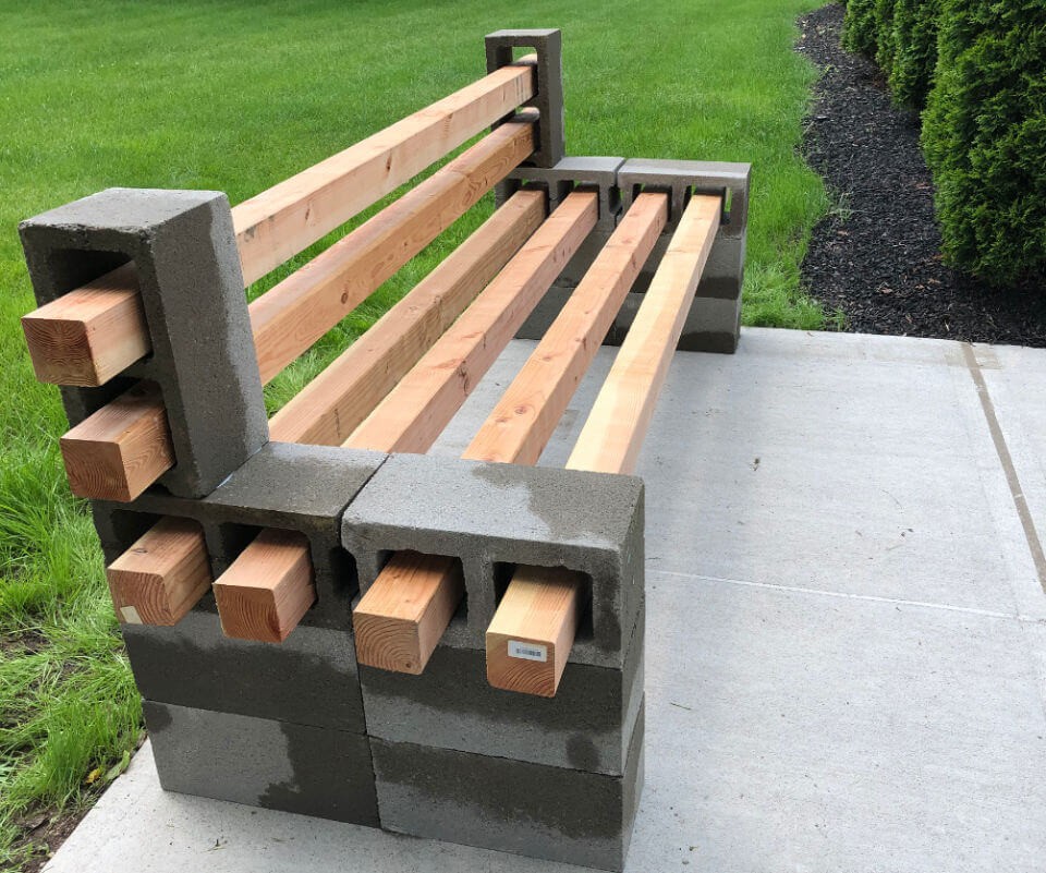 15 Modern DIY Concrete Bench Ideas for Outdoor Seating