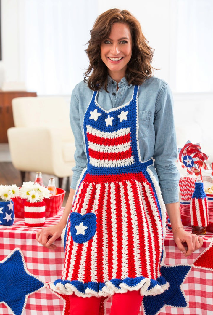 15 Cute Crochet Apron Patterns for Functional and Fun Kitchen Wear