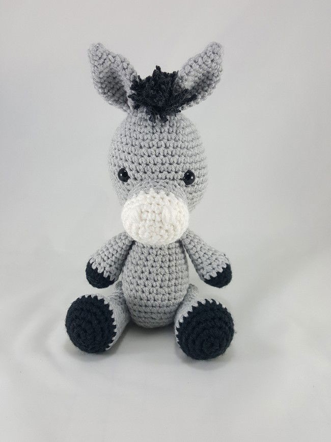 20 Free Crochet Donkey Patterns for Adorable Projects