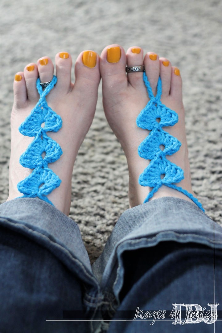 20 Free Crochet Barefoot Sandals Patterns for Any Occasion