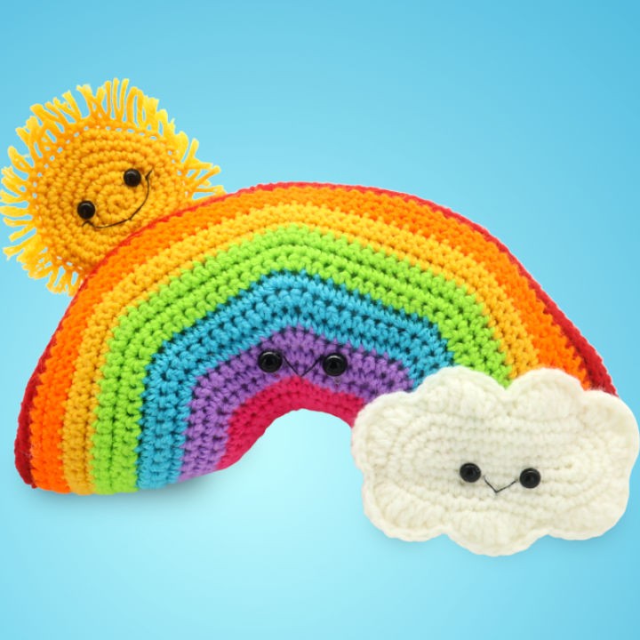 26 Creative Free Crochet Rainbow Designs to Brighten Your Day