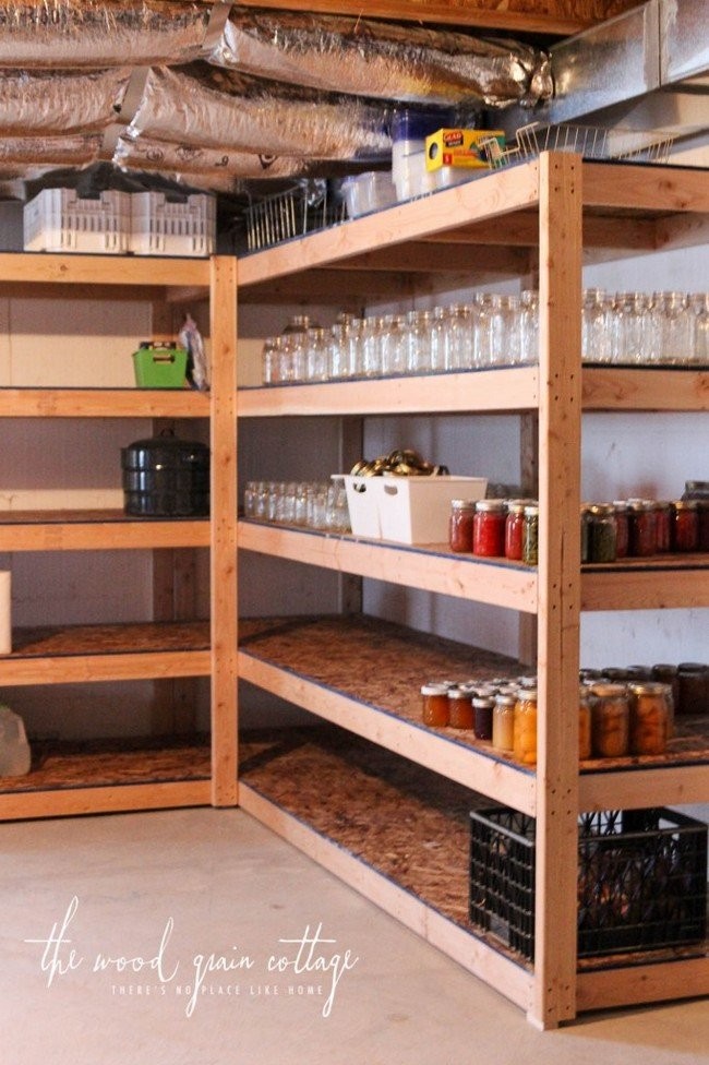17 Practical DIY Basement Shelving Designs for Every Space