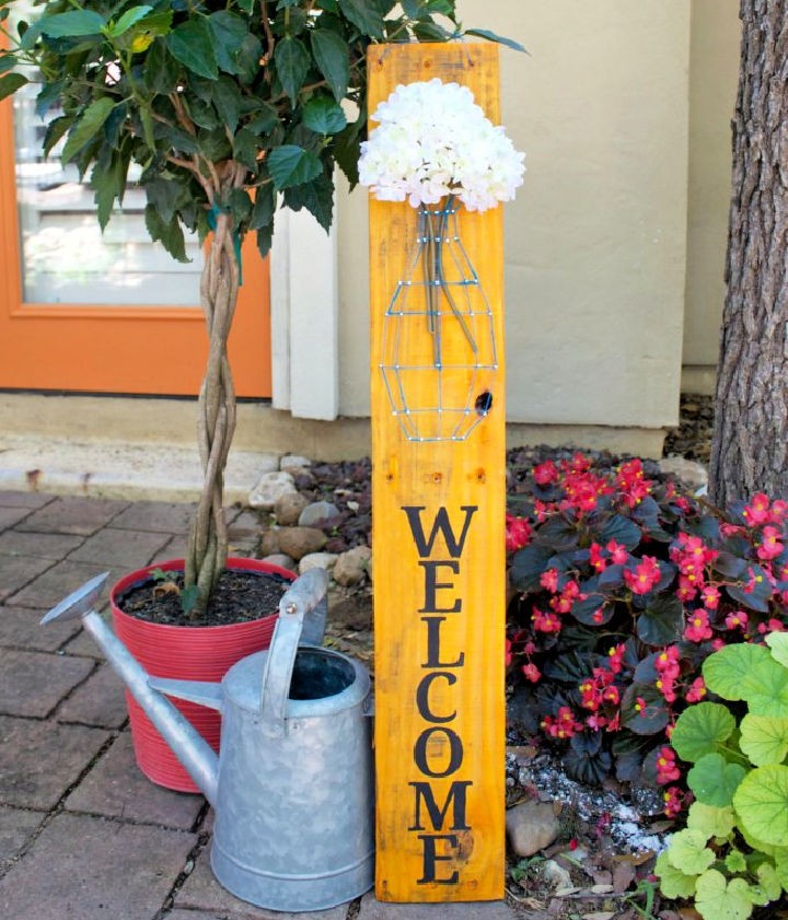 36 Beautiful Diy Welcome Signs For Your Front Porch