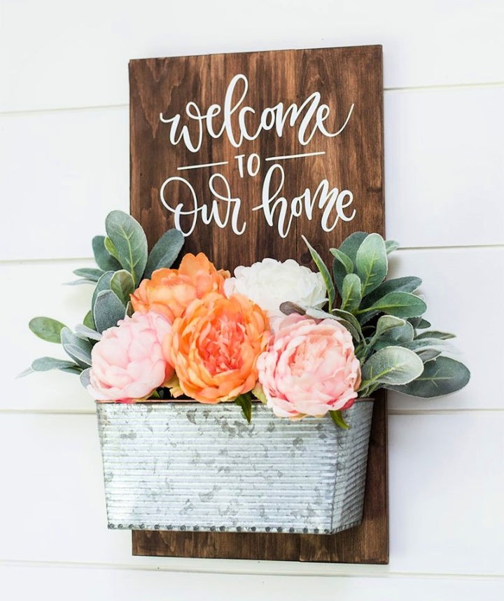 36 Beautiful Diy Welcome Signs For Your Front Porch