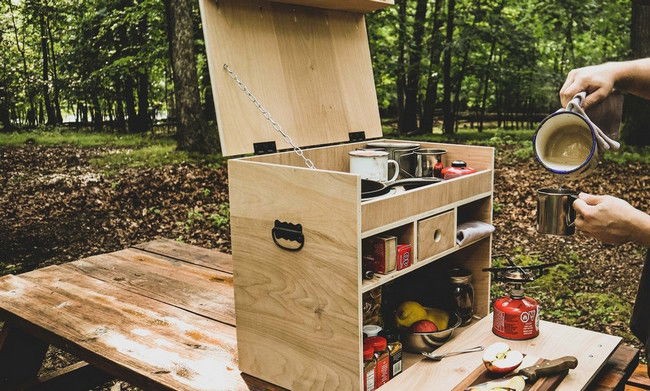 28 DIY Camp Kitchen Ideas for Outdoor Cooking
