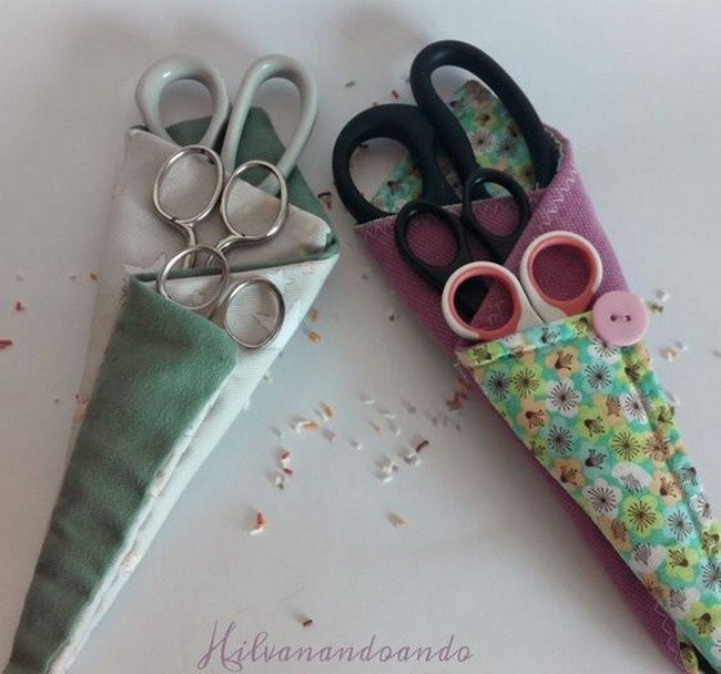 14 DIY Scissors Case Ideas for Organized Sewing Supplies