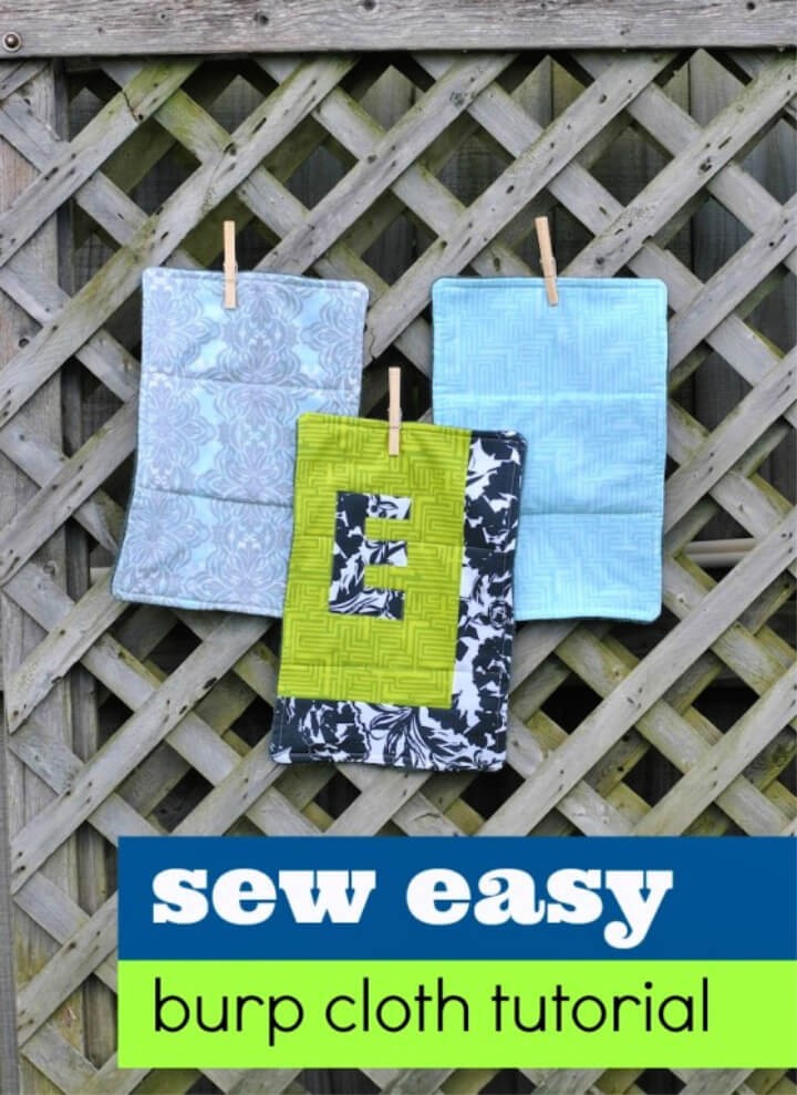 24 Free Burp Cloth Pattern Diy Burp Cloths