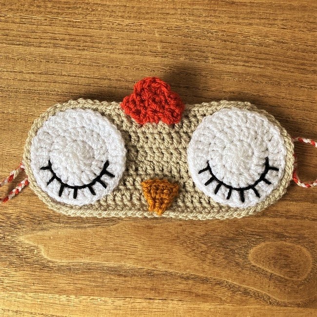 17 Free Crochet Sleep Mask Patterns for Restful Nights