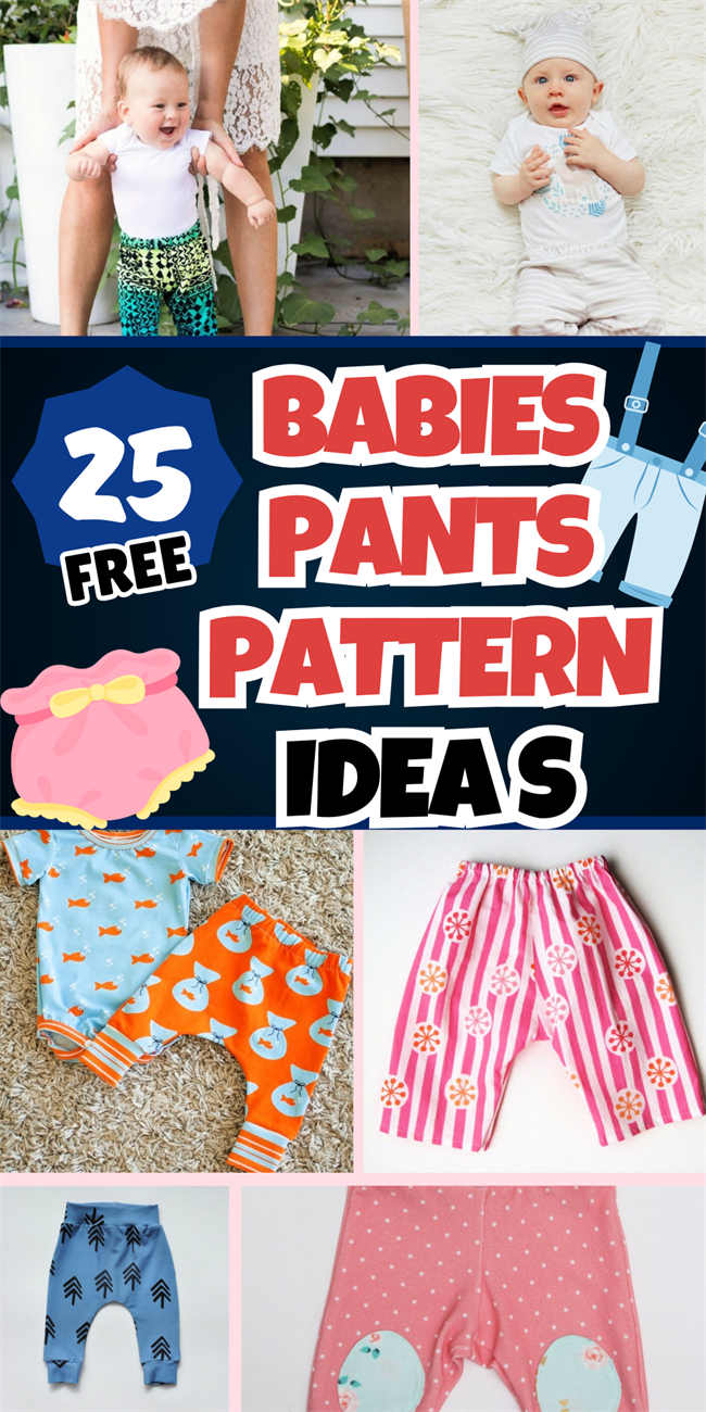 25 Creative Free Baby Pants Designs to Sew for Your Little One