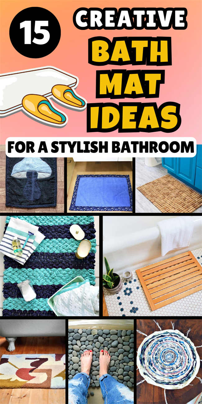 15 Unique Bath Mat Ideas for a Stylish Bathroom