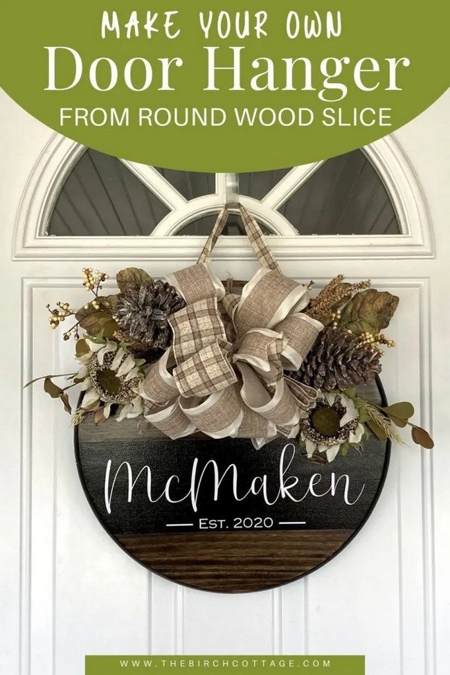 18 DIY Door Hanger Ideas for Personalizing Your Space