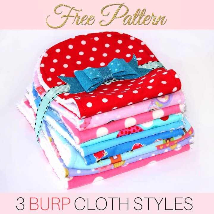 24 Free Burp Cloth Pattern Diy Burp Cloths