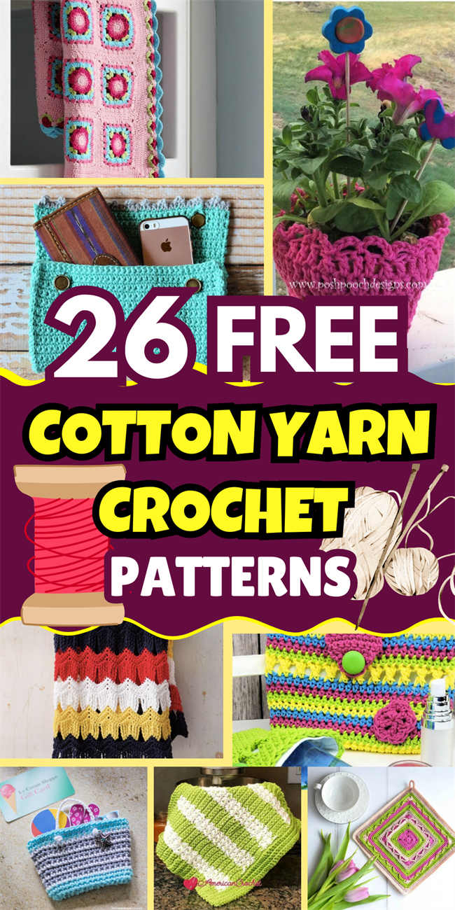 26 Light and Breezy Free Cotton Yarn Crochet Patterns